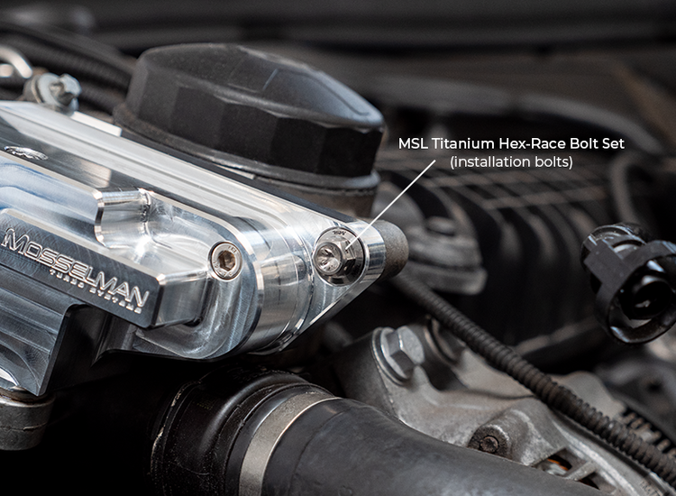 Mosselman Titanium GR5 Hex-Race Bolt Set, M8x25 – BM Performance Centre ...
