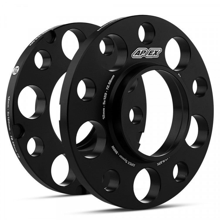 APEX Spacer Kit | 12mm | 5x120mm | 72.56mm – BM Performance Centre ...